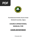 RCCG - Workers in Training Manual | PDF