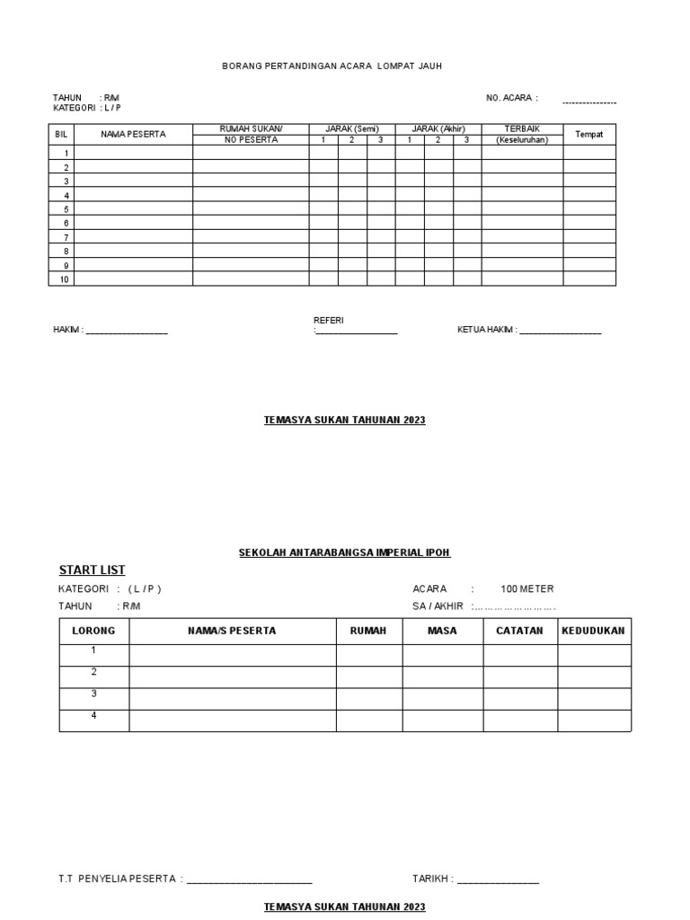 Referee Form | PDF