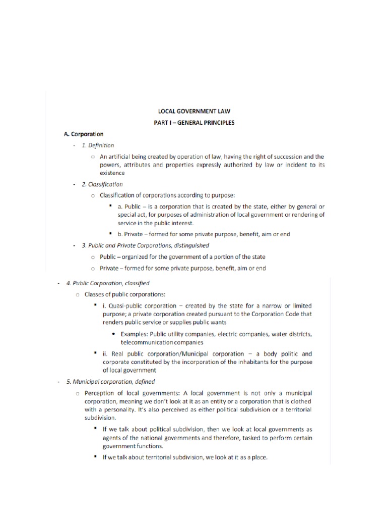 Local Government Law | PDF