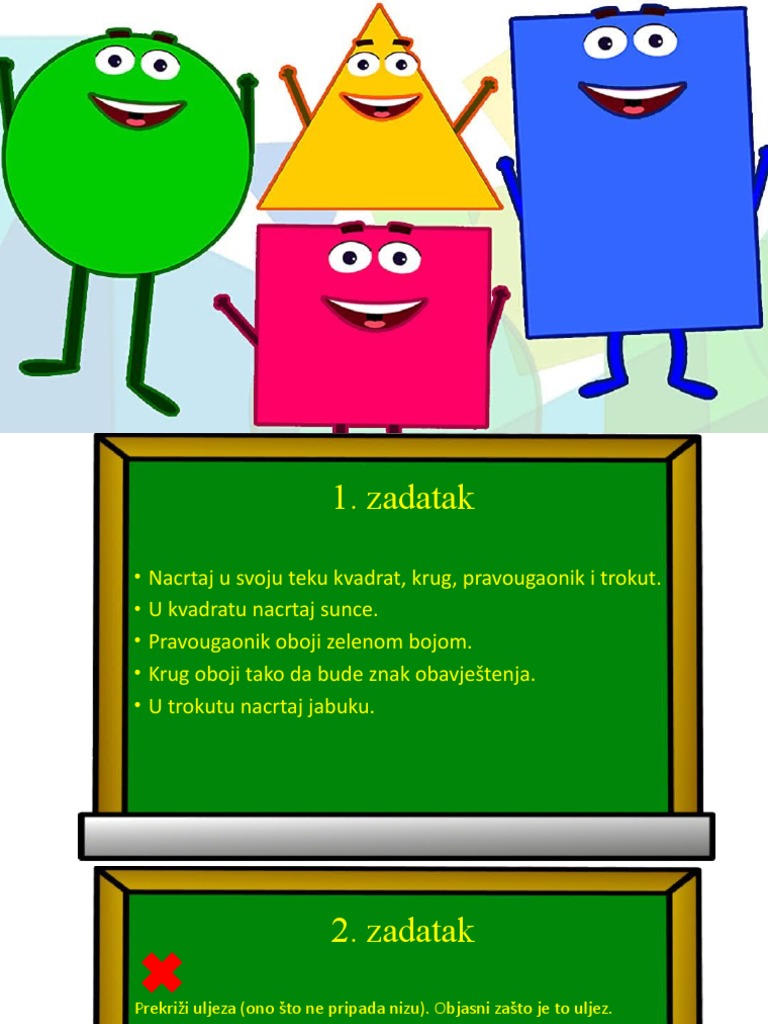 Geometrijski Oblici - Likovi | PDF