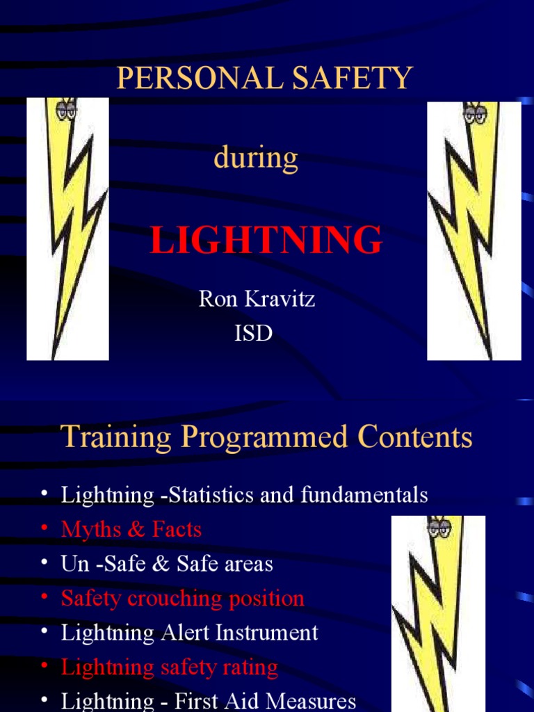 Lightning Safety | PDF