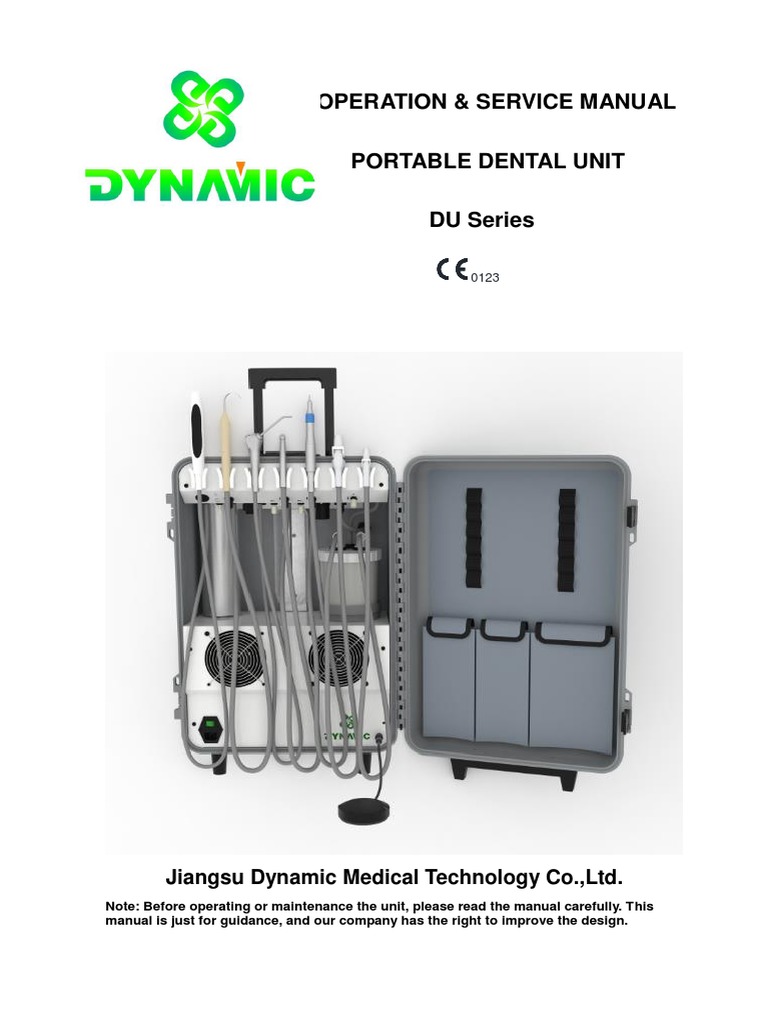 Portable Dental Unit User Manual and Specifications | PDF | Radio | Hertz
