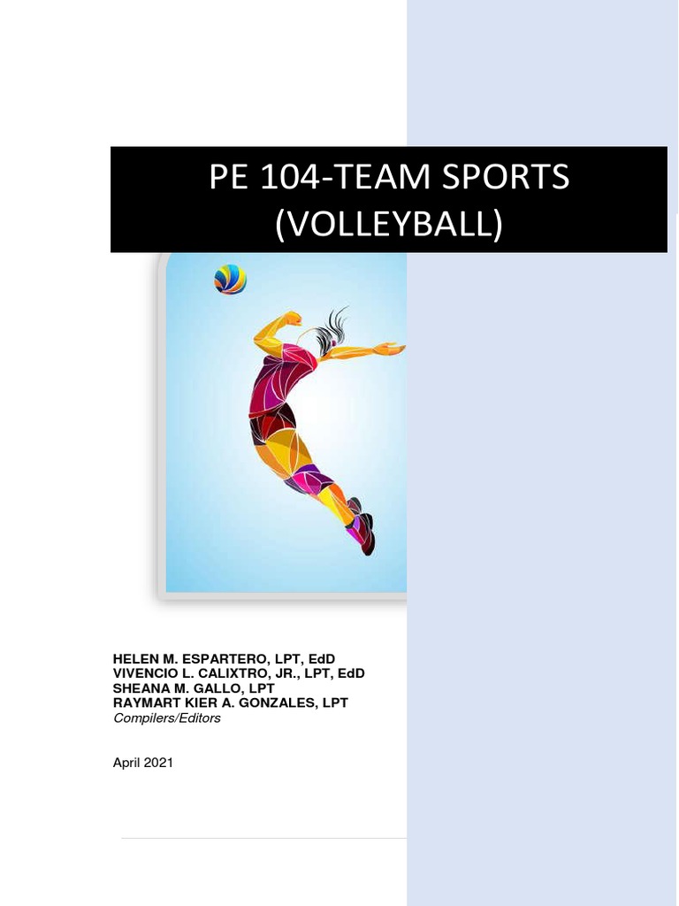 Pe104 Team Sports Module | PDF | Volleyball | Sports