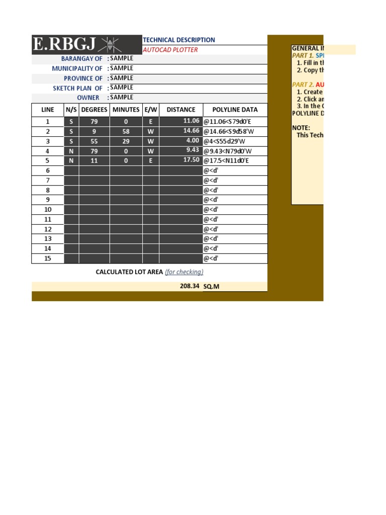 Lot Plotter (Technical Description) | PDF | Computer Science ...