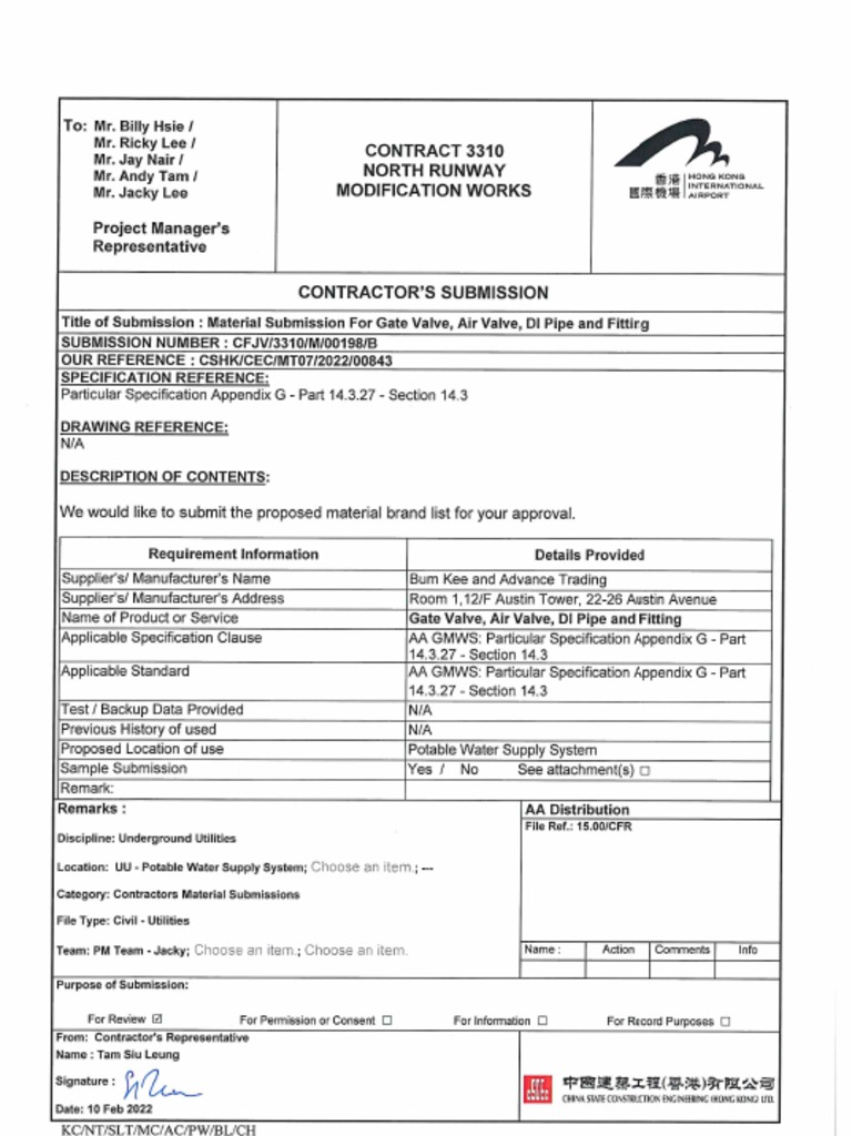 CFJV00198B | PDF | Pipe (Fluid Conveyance) | Civil Engineering