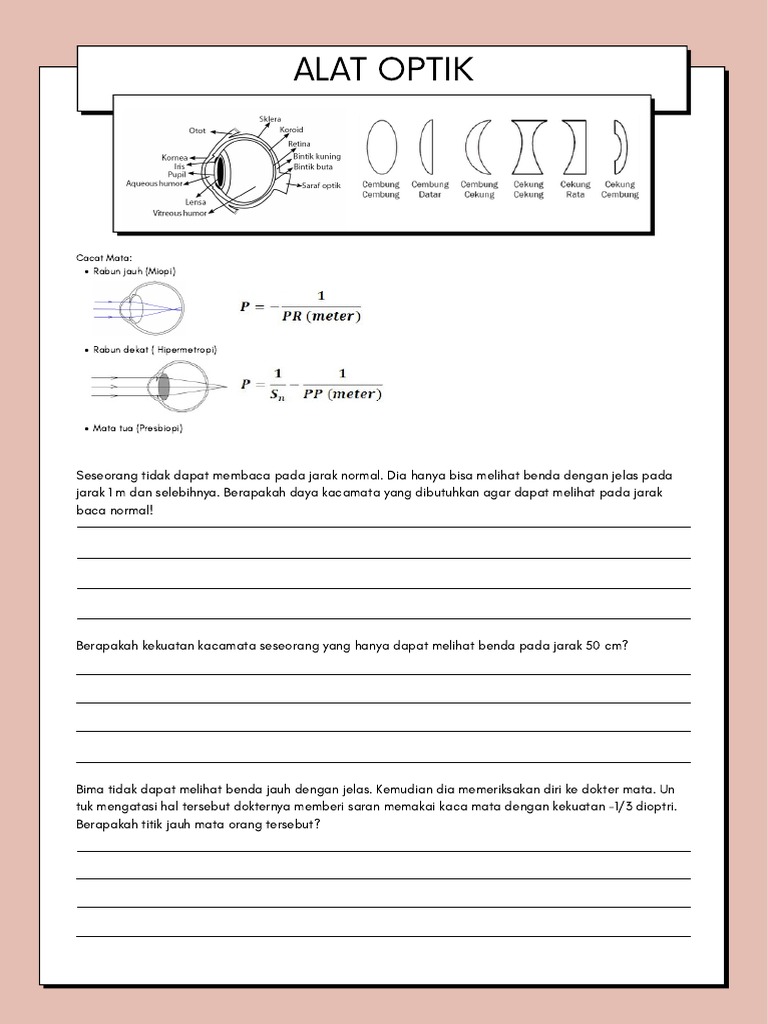 LKPD Alat Optik | PDF