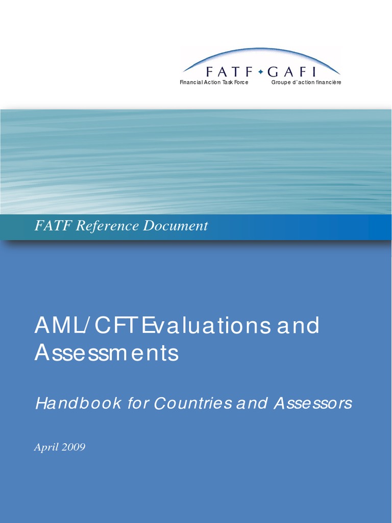 Handbook For Assessors | PDF | Money Laundering | Terrorism Financing