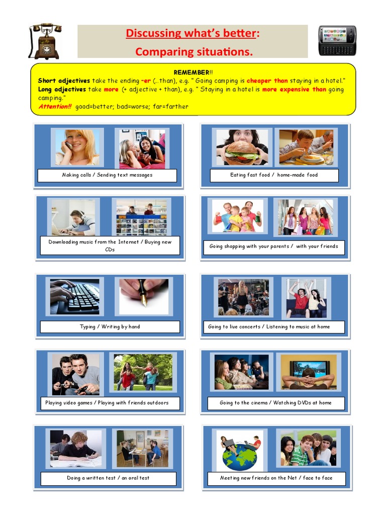Comparing Situations: Better or Worse? | PDF