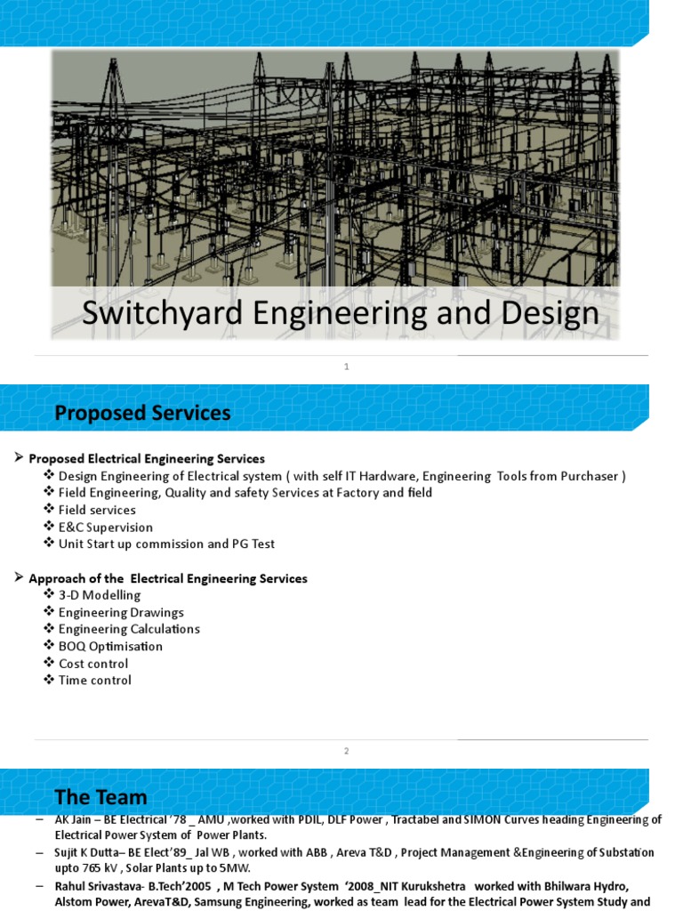 Substation Design and 3D Modeling Guide | PDF | Electrical Substation ...