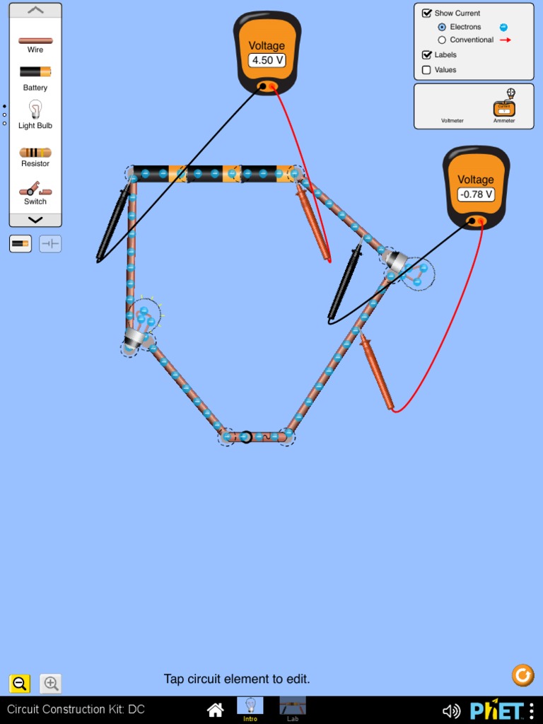 DC Circuit Construction Kit Guide | PDF