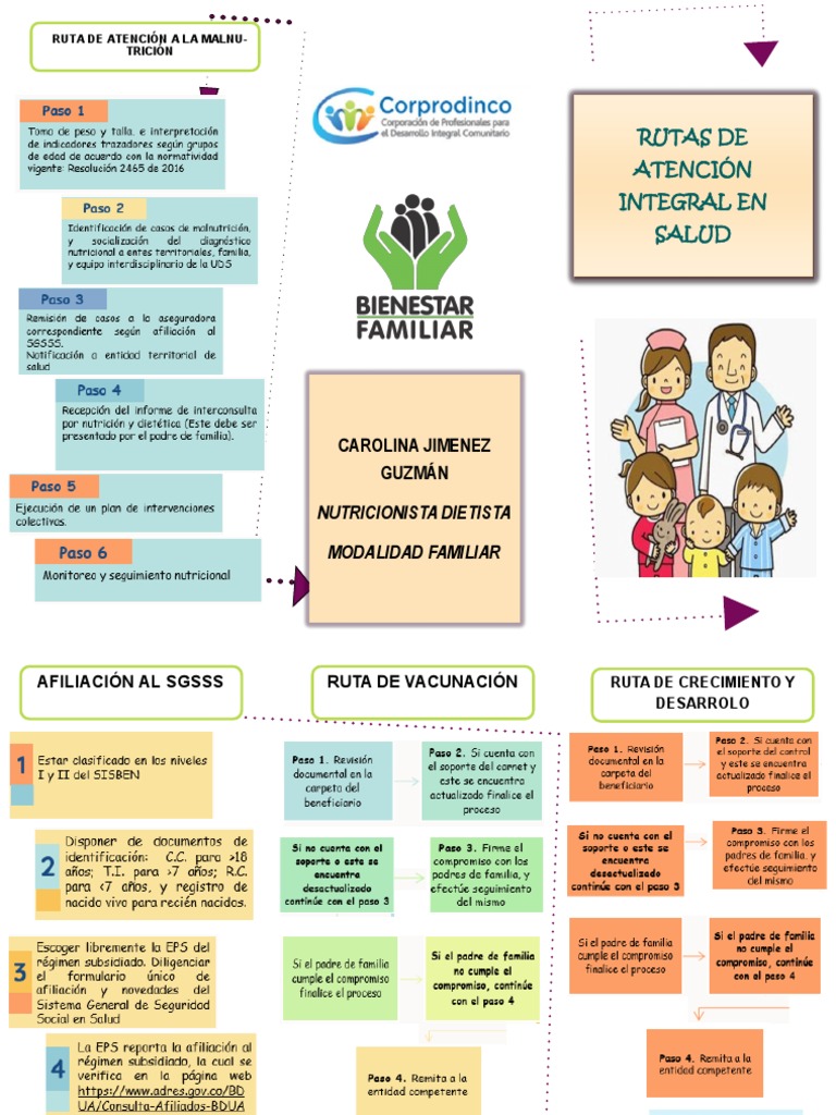 Folleto RUTAS DE AENCION INTEGRAL EN SALUD | PDF