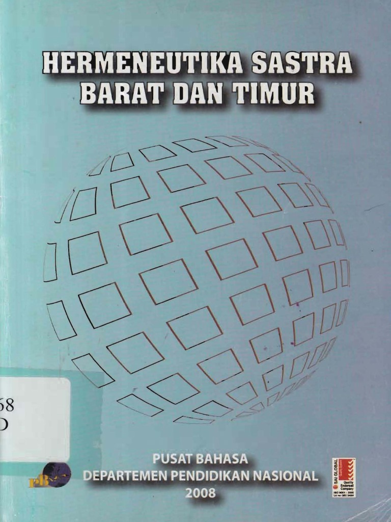 Hermeneutika Sastra Barat Dan Timur (Abdul Hadi Wiji Muthari) | PDF