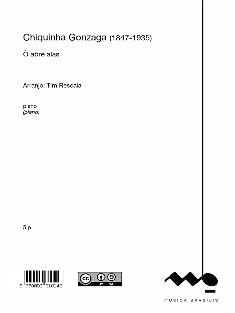 Ô abre alas - Chiquinha Gonzaga | PDF