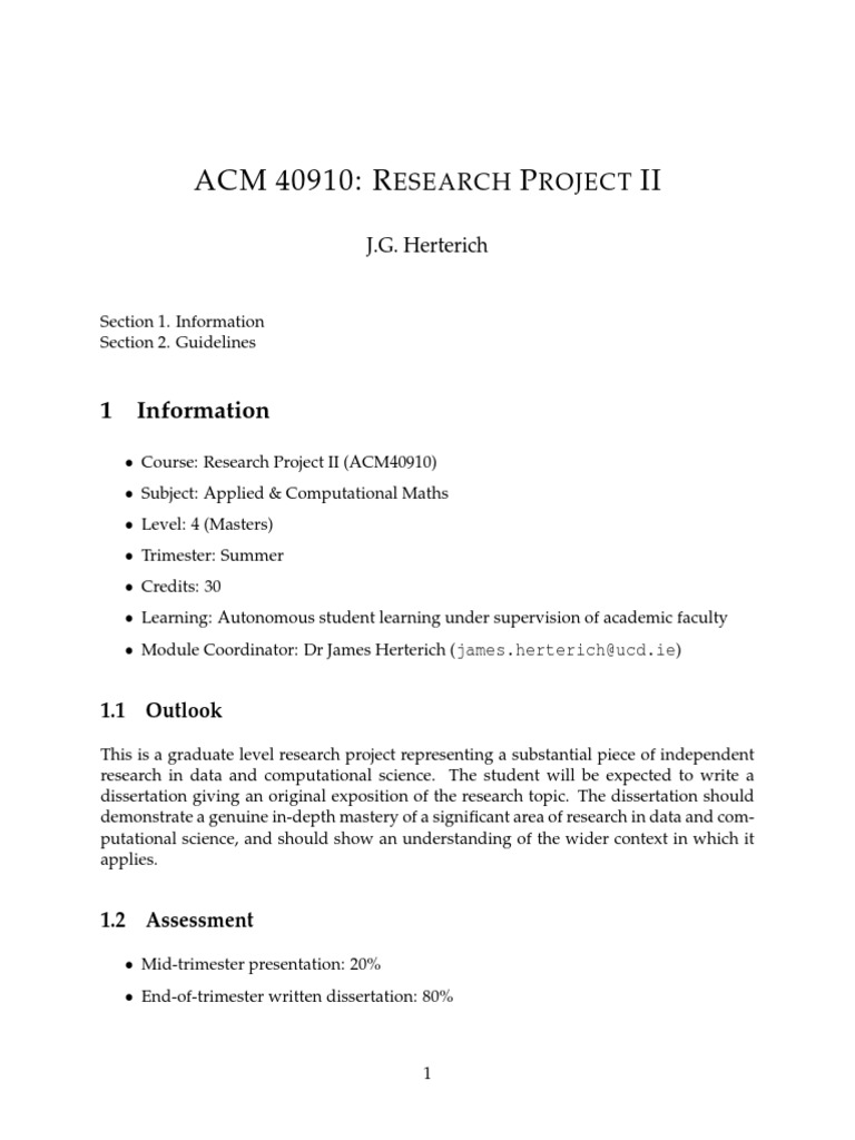 MSC Projects 2023 | PDF