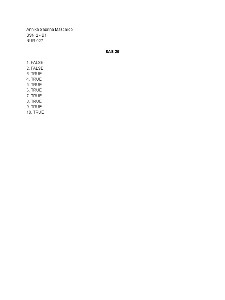 SAS 25 - NUR 027 - Mascardo | PDF