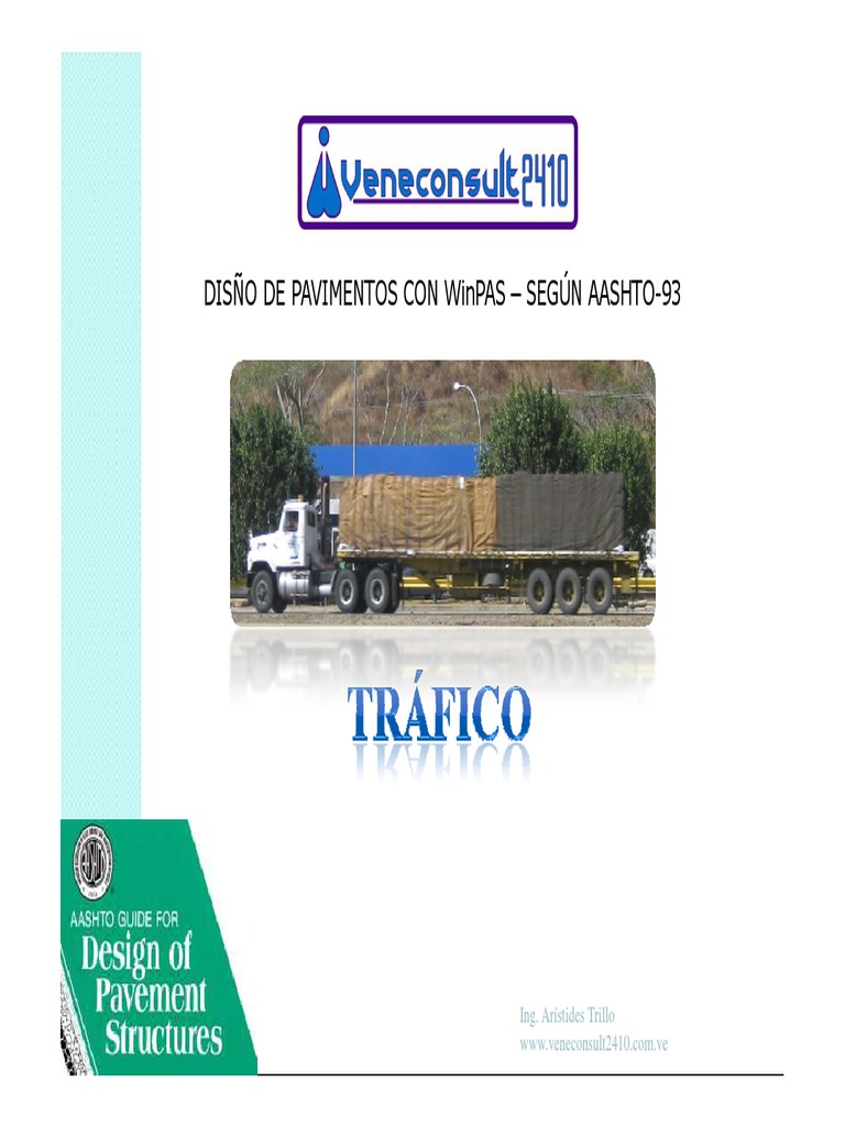 Diseño de Pavimentos con WinPAS | PDF | Eje | Vehículos