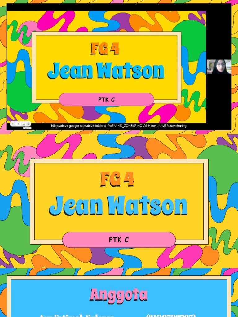 Jean Watson - FG 4 | PDF | Karier & Perkembangan | Sains & Matematika