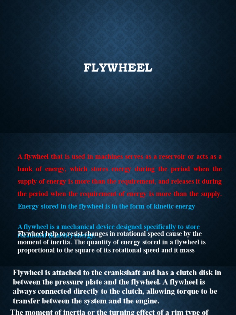 Flywheel For HND | PDF | Belt (Mechanical) | Torque