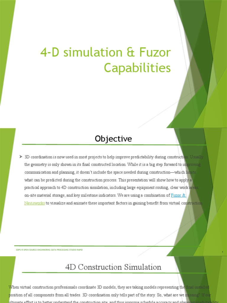 4D-Simulation - Fuzor | PDF | Simulation | 3 D Computer Graphics