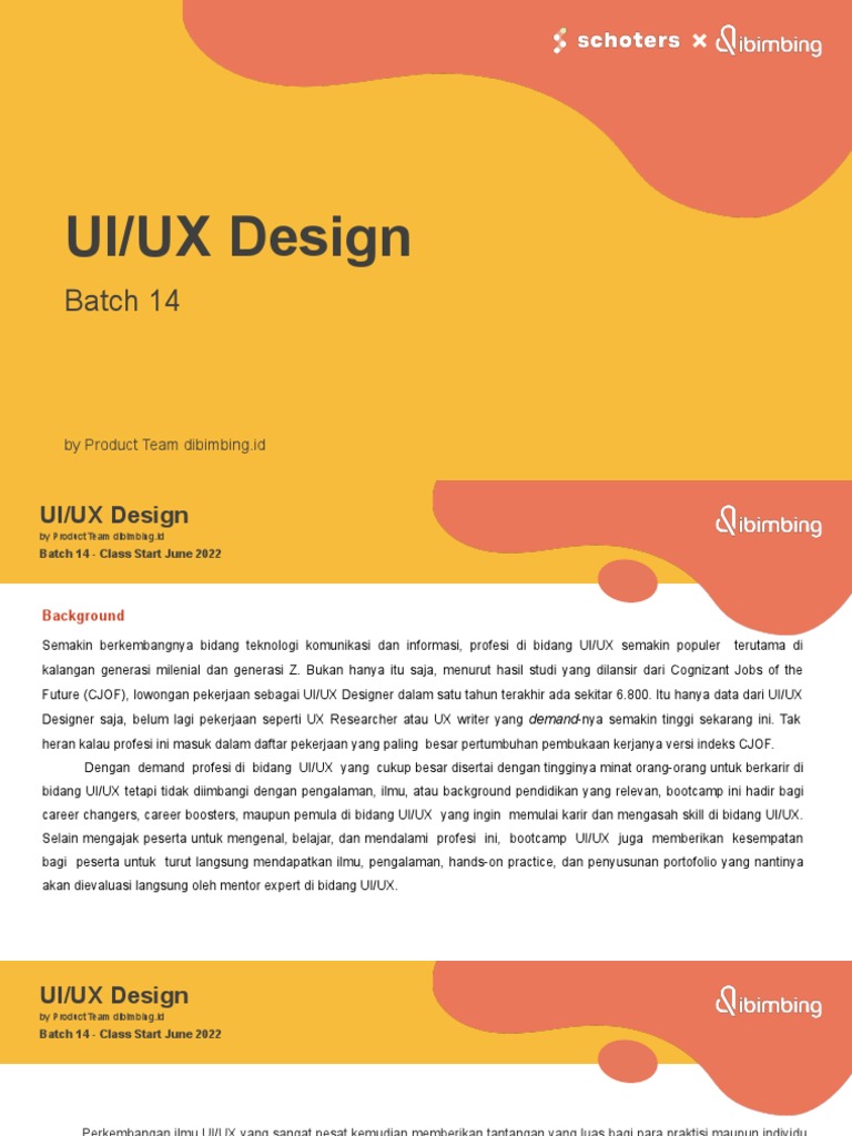 UI UX Design Batch 14 Syllabus IND | PDF