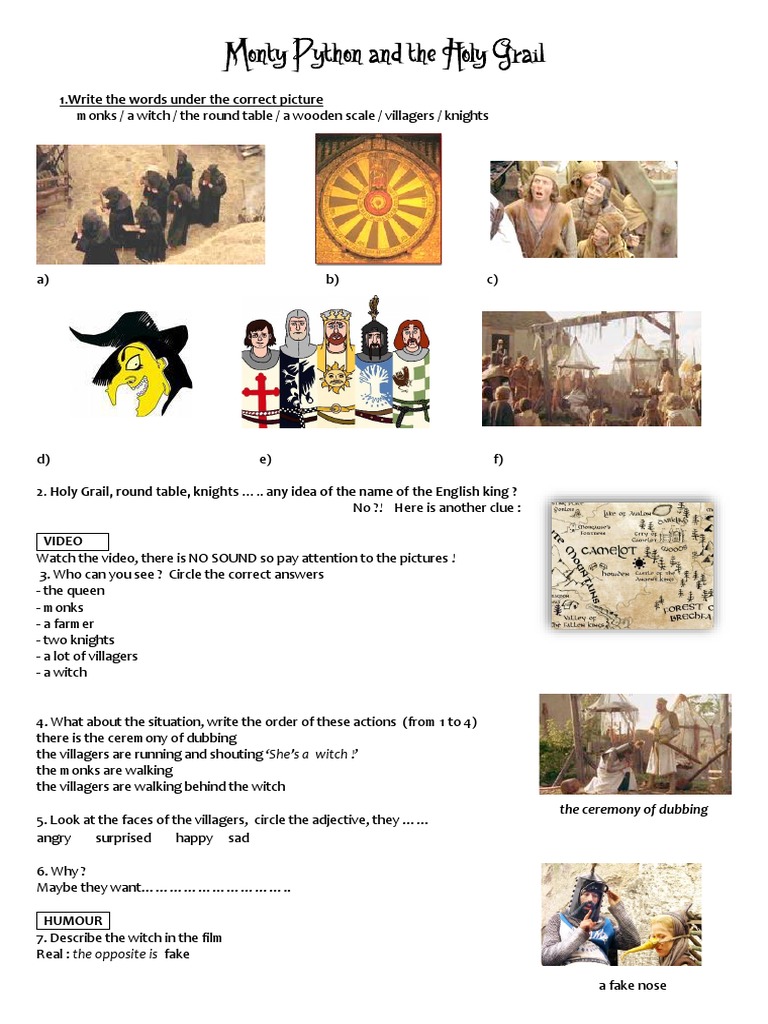 Monty Python and The Holy Grail The Witch | PDF