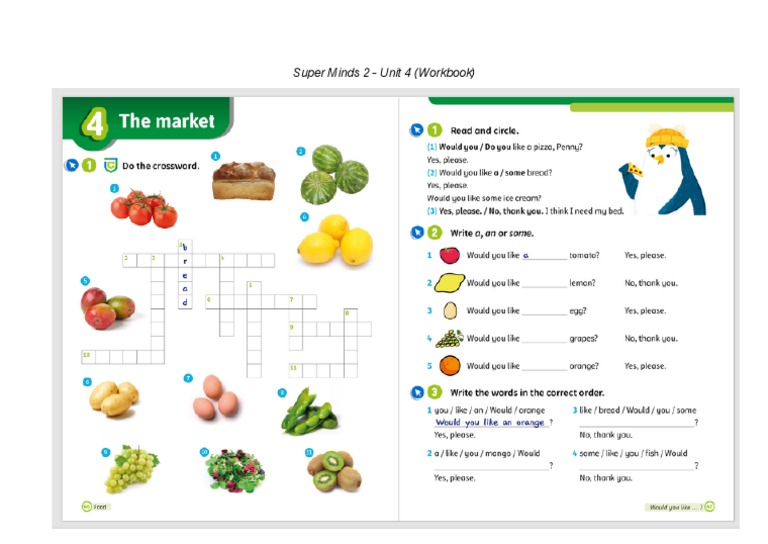 Super Minds 2 - Unit 4 (Workbook) | PDF