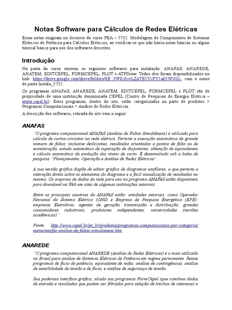 Notas Programas Utilizados - 2023 | PDF