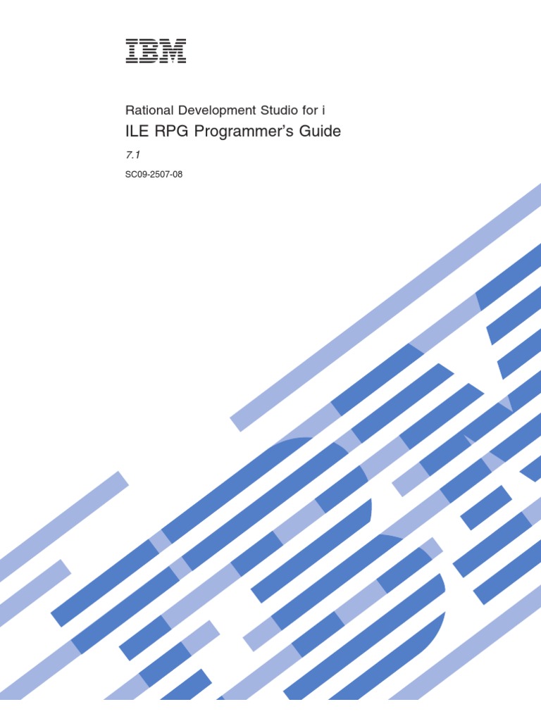 Ile Rpg Programming Guide Pdf Ibm Rpg Ibm System I