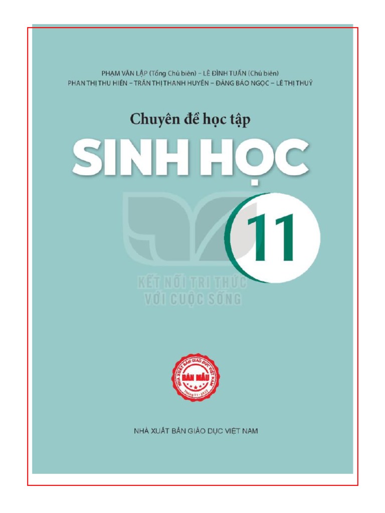 Sinh Hoc Lop 11 Chuyen de Hoc Tap Sinh Hoc Ket Noi Tri Thuc PDF | PDF