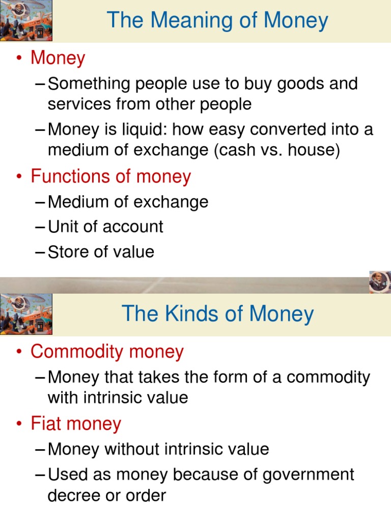 Chapter 3 The Monetary System | PDF | Money | Money Supply