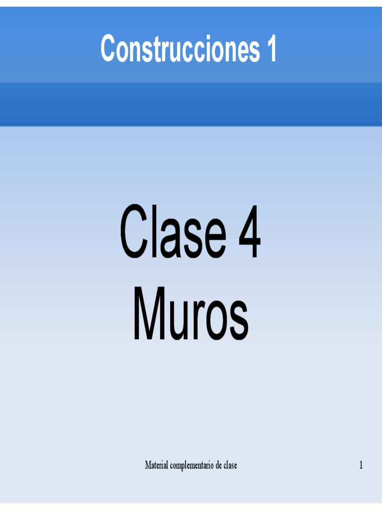 Clases Construcciones FIUNA - Clase 4-2 | PDF | Techo | Fundación (Ingeniería)