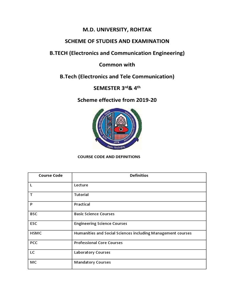 B.Tech. (ECE) 2nd Year) | PDF | Modulation | Frequency Modulation