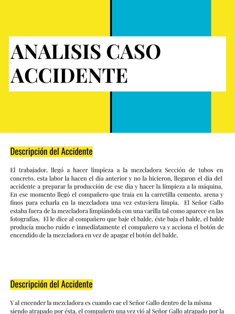 Analisis Caso Accidente | PDF