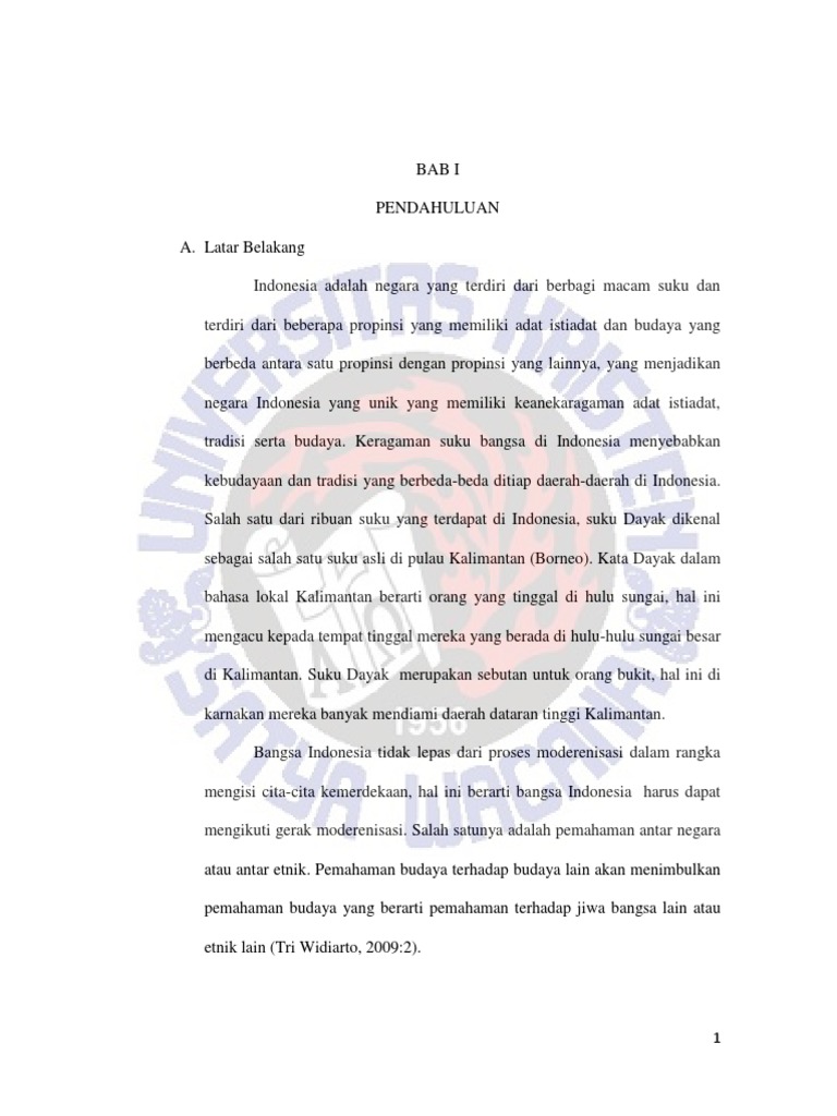 Tradisi Babore Suku Dayak Kanayatn | PDF | Ilmu Sosial