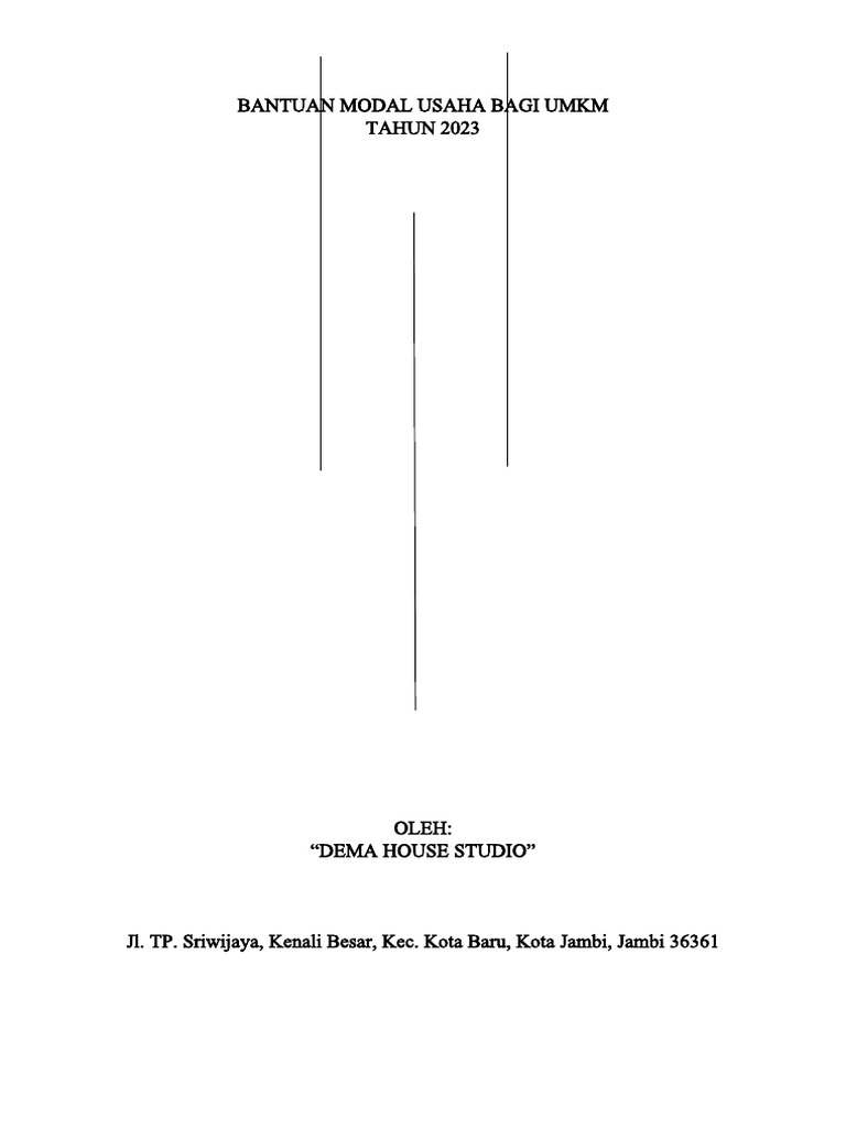 Contoh - Proposal Umkm - 2023 | PDF | Bisnis