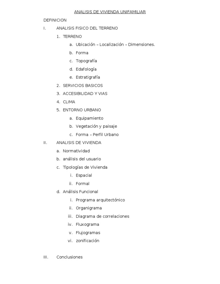 Analisis de Vivienda Unifamiliar | PDF