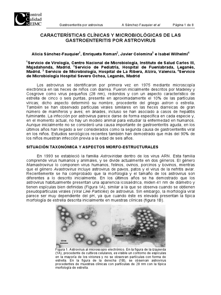 Astrovirus | PDF | Virus | Diarrea