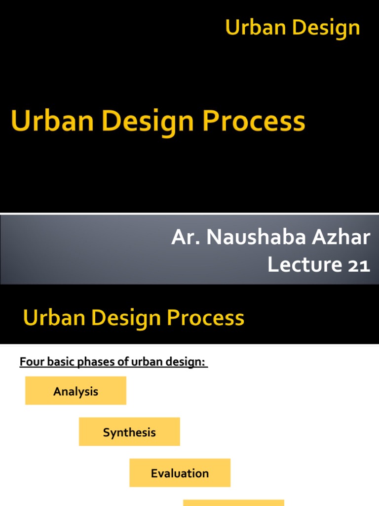 Urban Design Phases Explained | PDF | Urban Planning