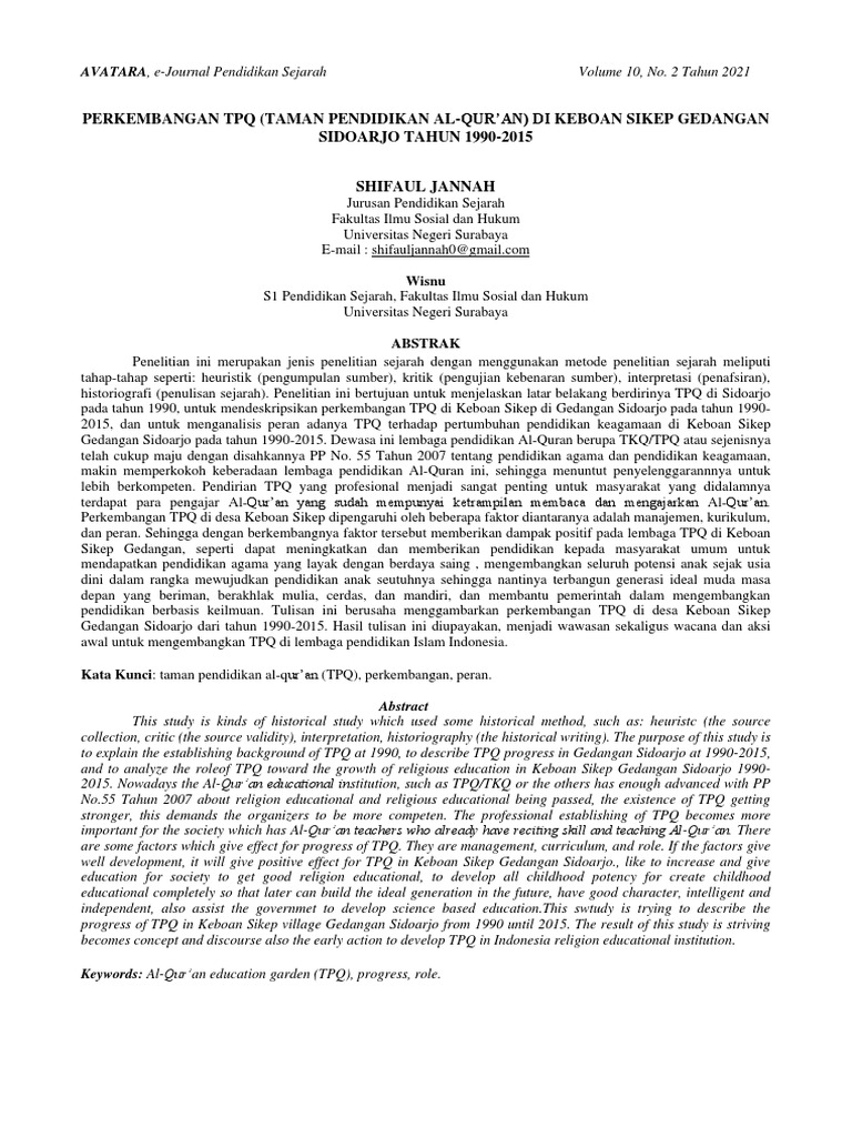39832-Article Text-59049-1-10-20210528 | PDF | Karier & Perkembangan ...