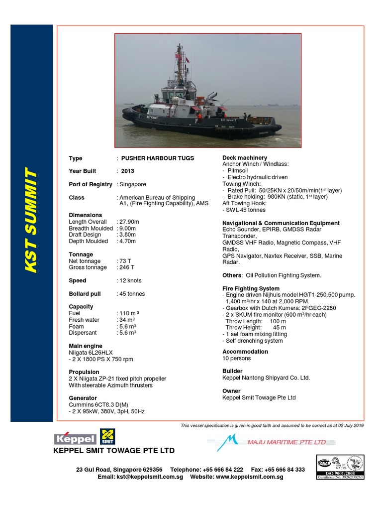 12 KST Summit | PDF | Tugboat | Ships