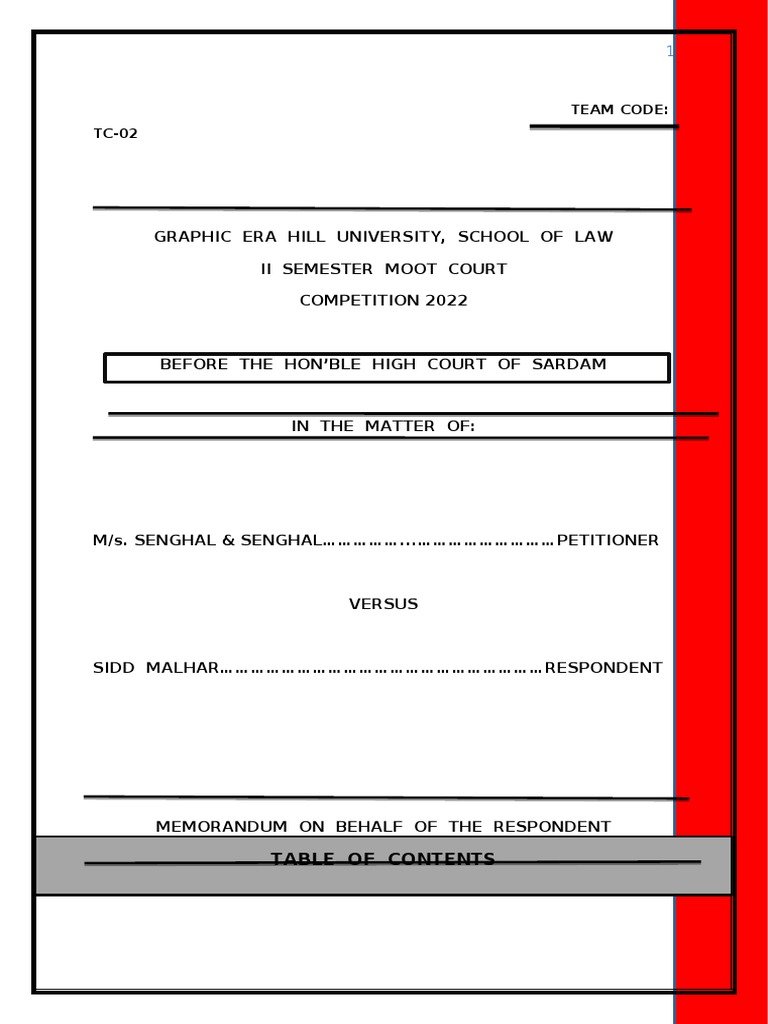 TC-02 (R) | PDF | Judgment (Law) | Lawsuit
