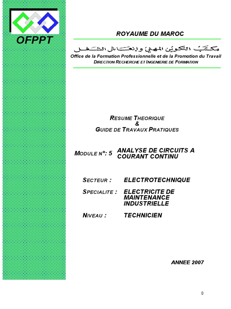 EMI Marocetude - Com M05 Analyse Circuit Courant conti-GE-EMI | PDF EMI Marocetude - Com M05 Analyse Circuit Courant conti-GE-EMI | PDF