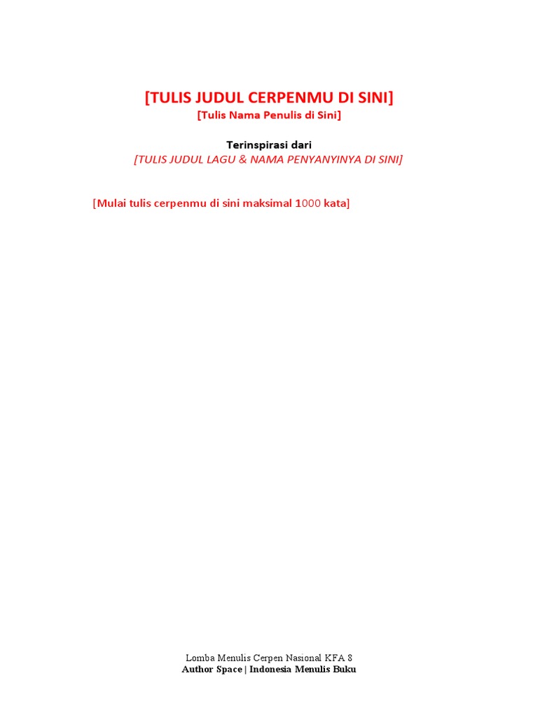 Template KFA 8 | PDF