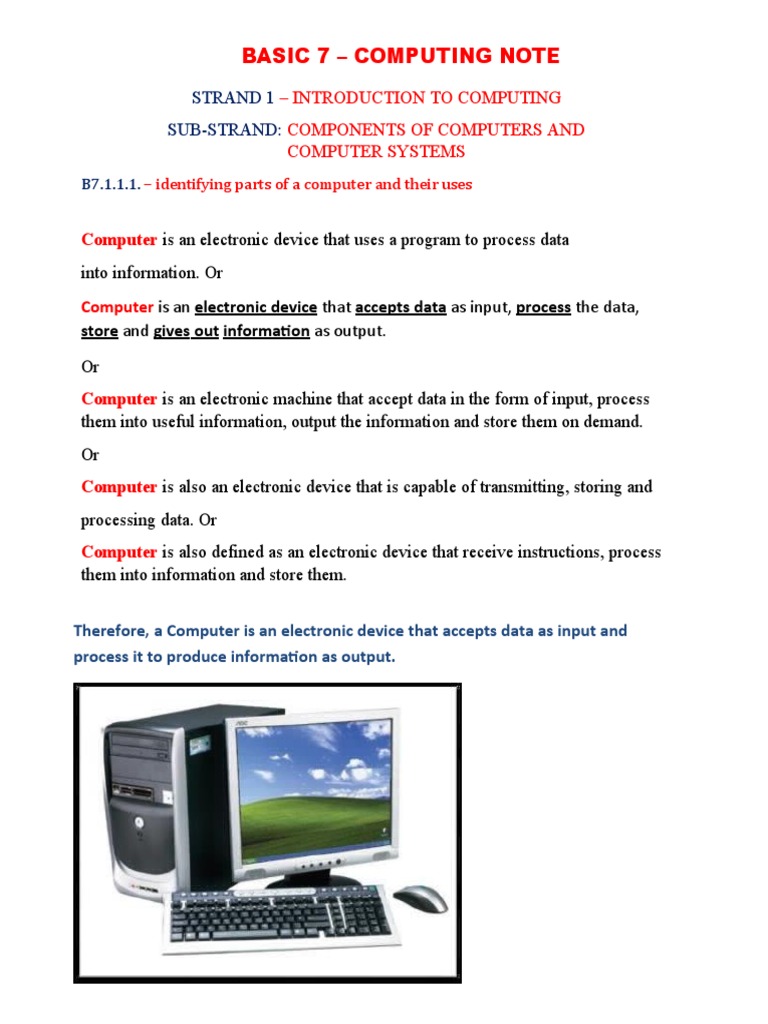 Notes On Generation of Computers | PDF