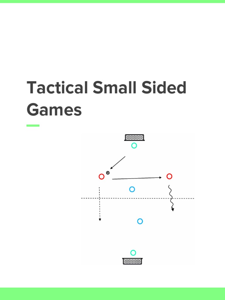 Tactical Small Sided Games for Youth | PDF | Defender (Association ...