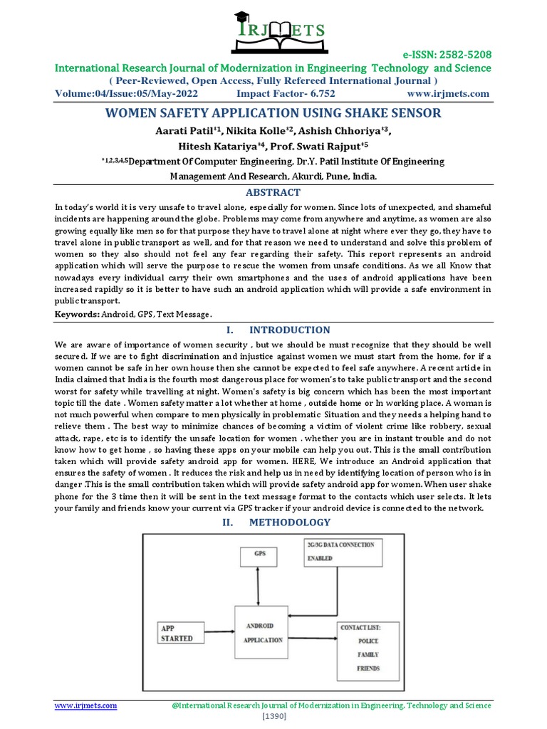 Women Safety App | PDF | Model–View–Controller | Mobile App