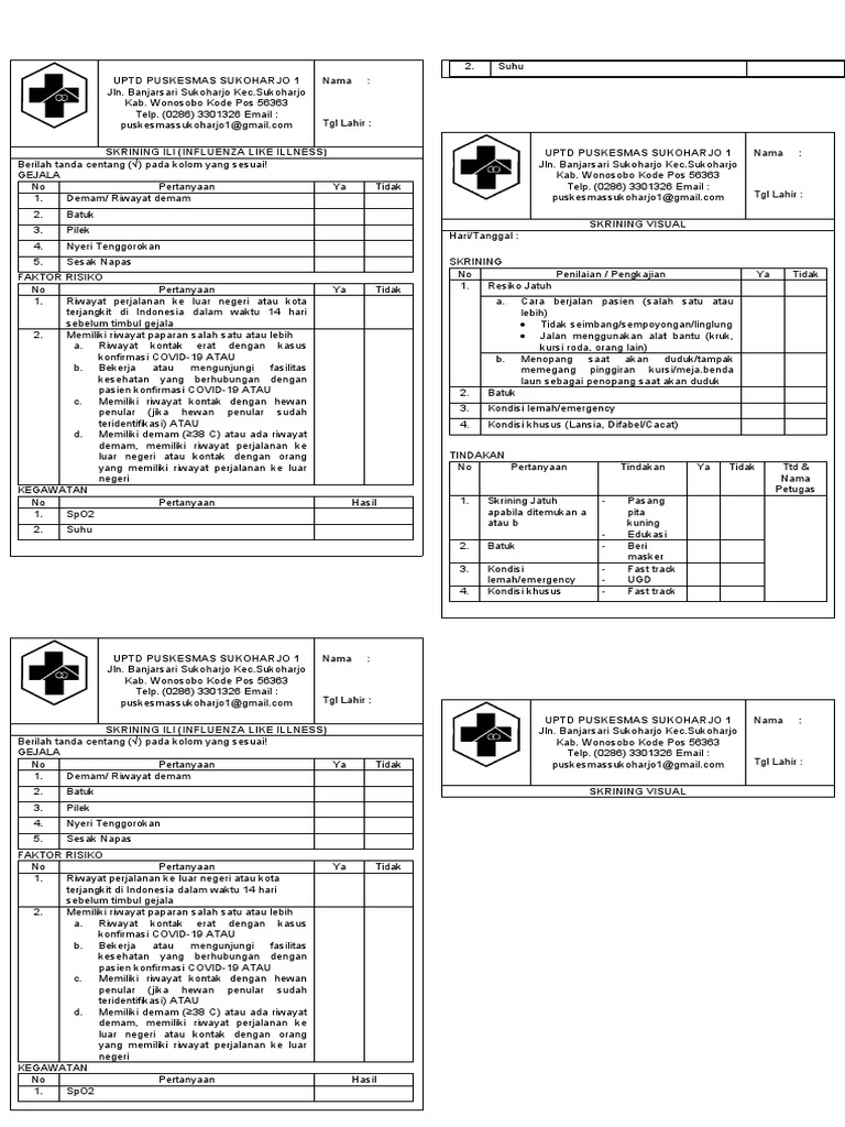 Skrining Ili Dan Visual | PDF