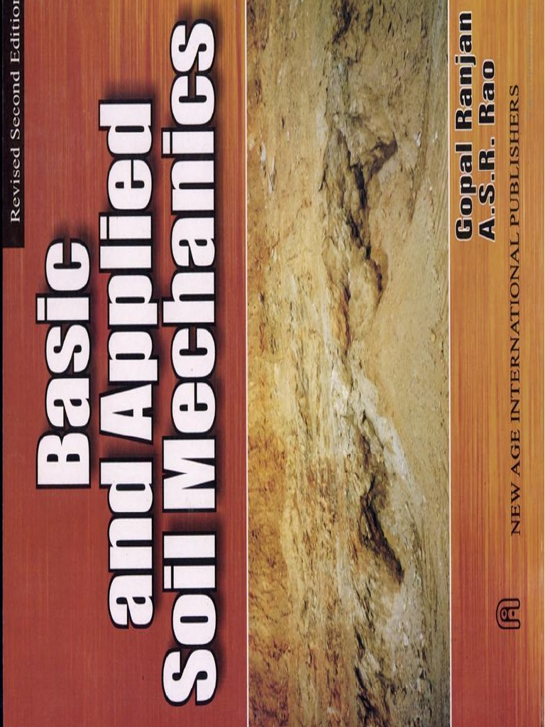 Gopal Ranjan & Rao - Basic and Applied Soil Mechanics (Second Edition) | PDF