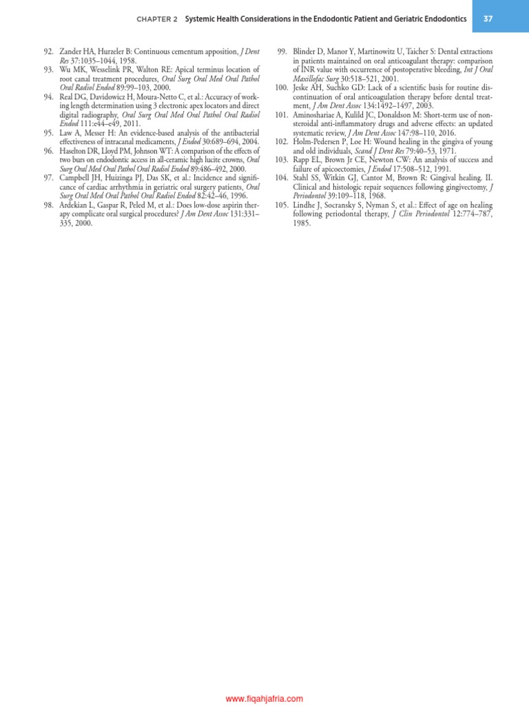 Endodontics Principles and Practice 6th Edition | PDF