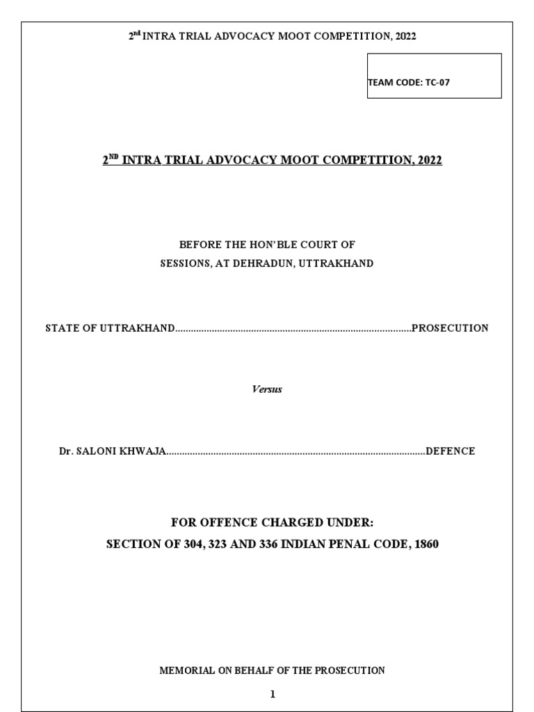 PROSECUTION TC-07 | PDF